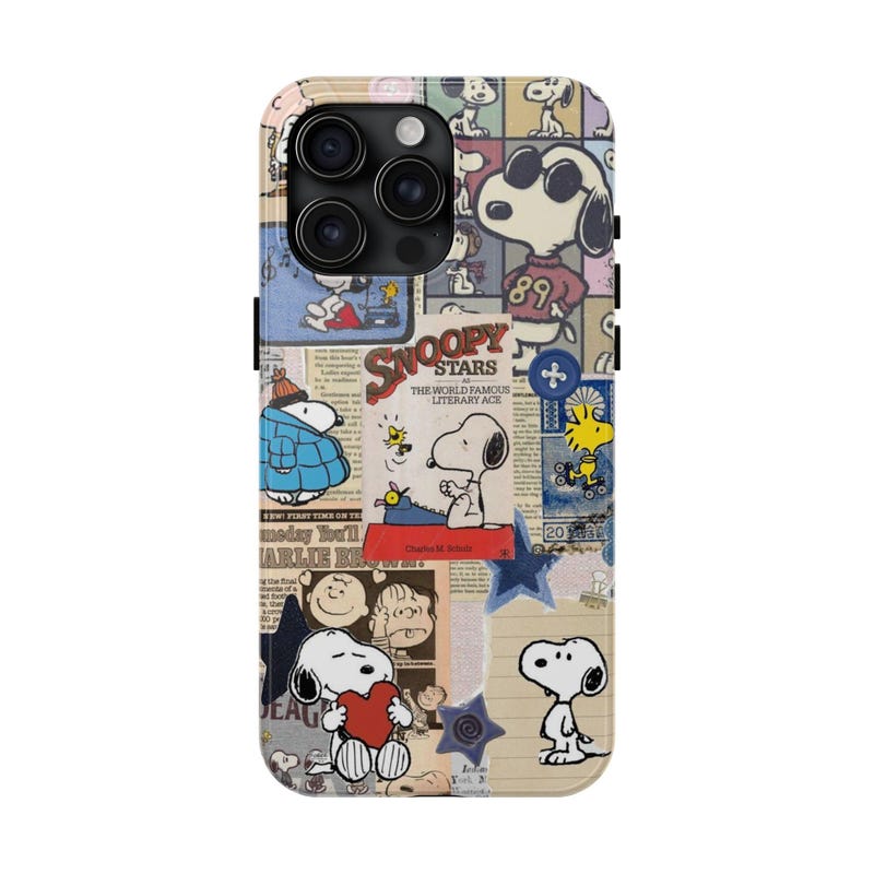 Snoopy iPhone Case Retro - Etsy