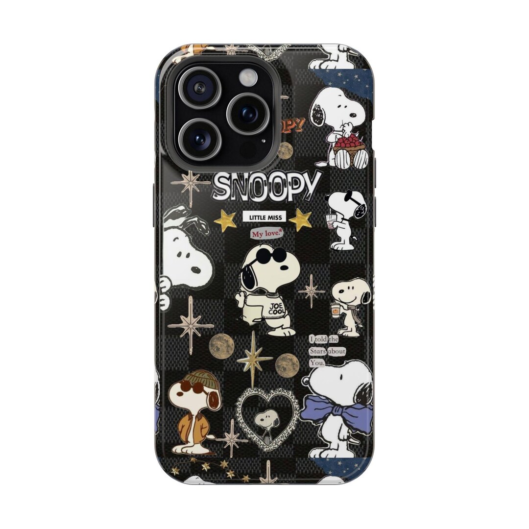 Funny Snoopy Little Miss Phone Case, Snoopy Dog Cartoon Phone Cover for ...