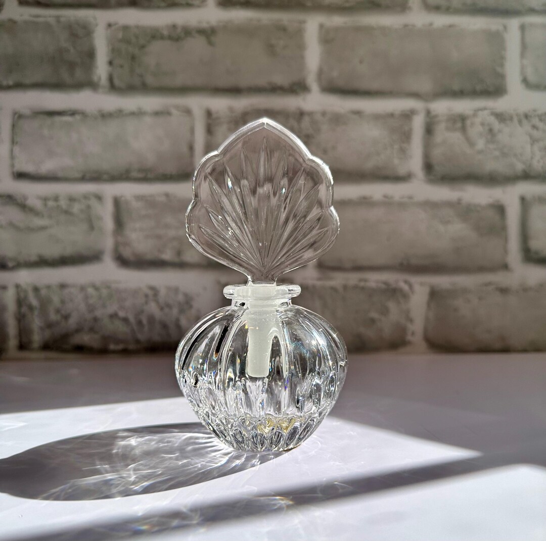 Art Deco Crystal Princess House Perfume Bottle With Lid - Etsy