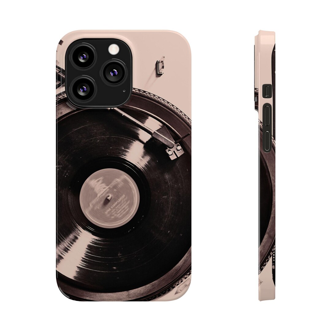 Retro Vinyl Record Slim Phone Cases | Phone Accessory for Music Lovers ...
