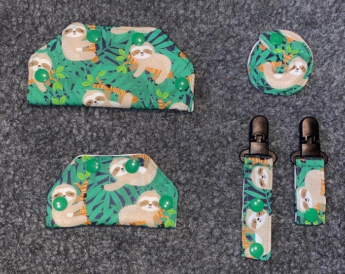 Green Sloth Handmade Tubie Set - Etsy