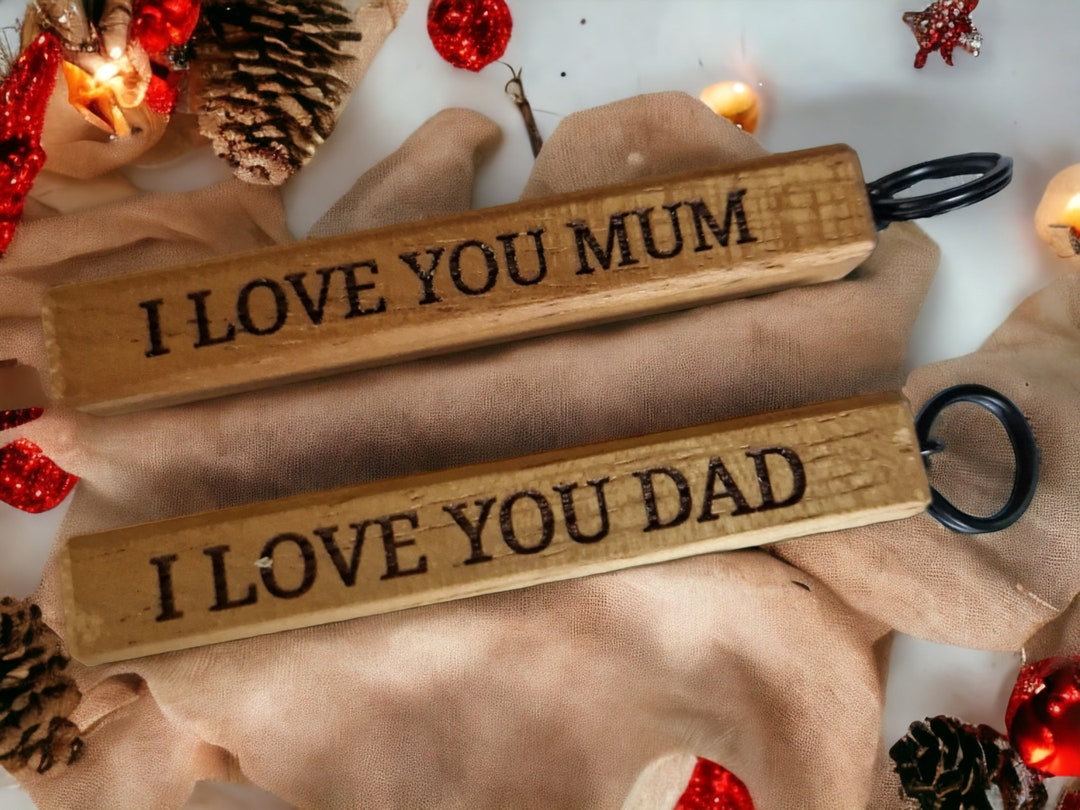 Personalised Wooden Bar Key Ring - Etsy