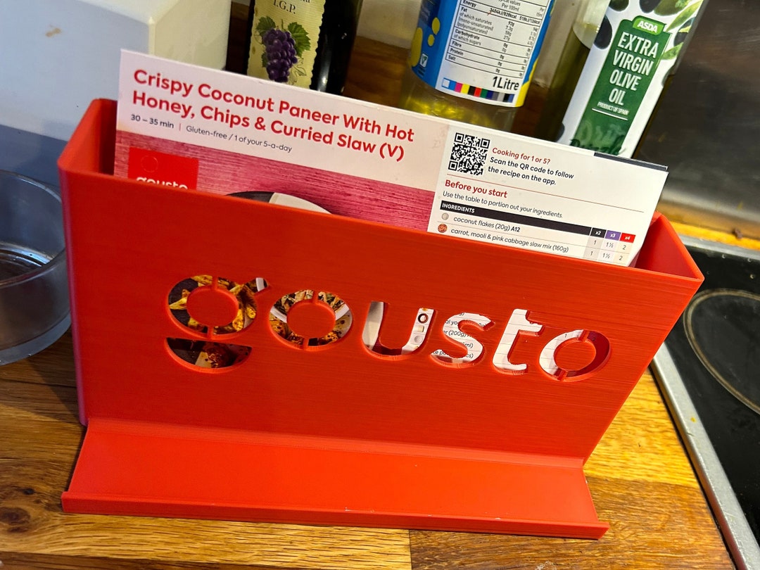 Card Holder for Your Gousto Needs With Divider Tabs. - Etsy UK