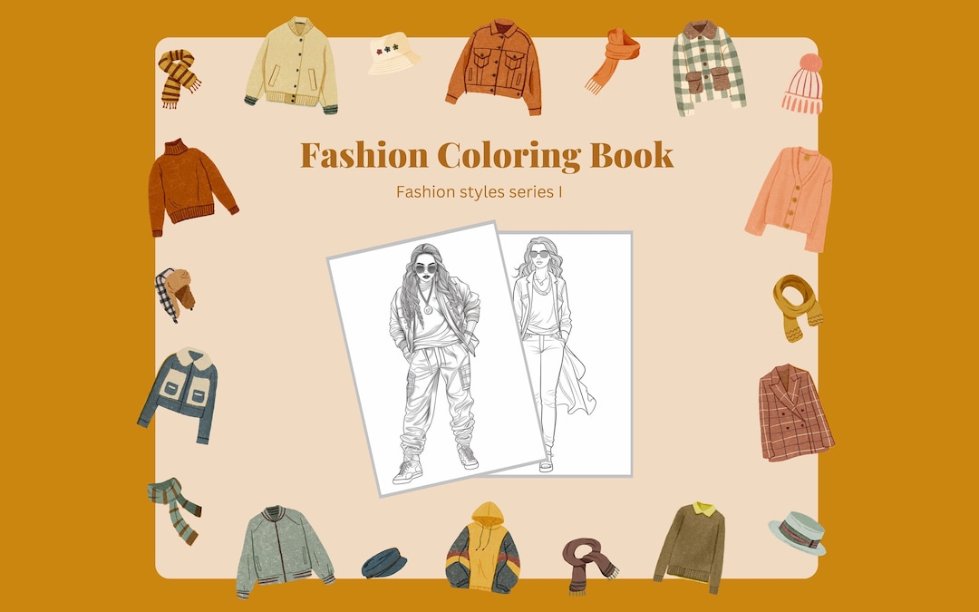 Printable Fashion Coloring Pages for Adult/teens Use: Fashion Girl ...