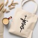 Christian Tote Bag, Jesus Tote Bag, Church Bag, Christian Merch ...