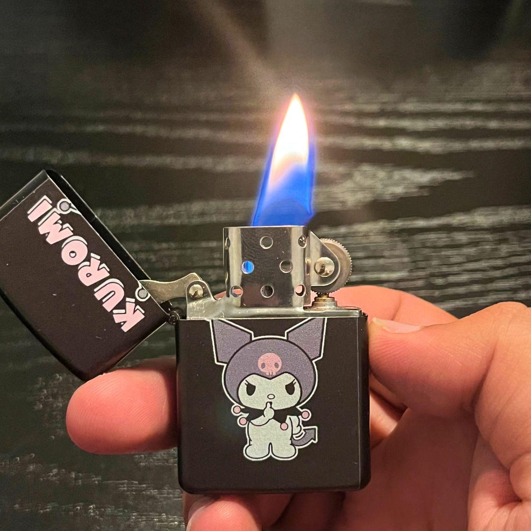 Cute Kuro Zippo Lighters | Anime Lighter | Kawaii Lighter | Vintage ...