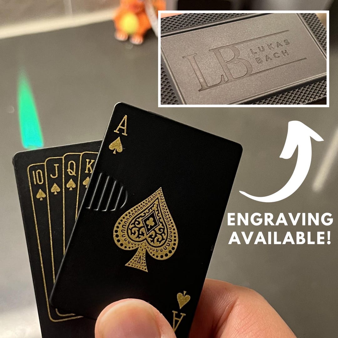 Personalized Engraved Card Torch Lighter | Butane Torch Lighter ...