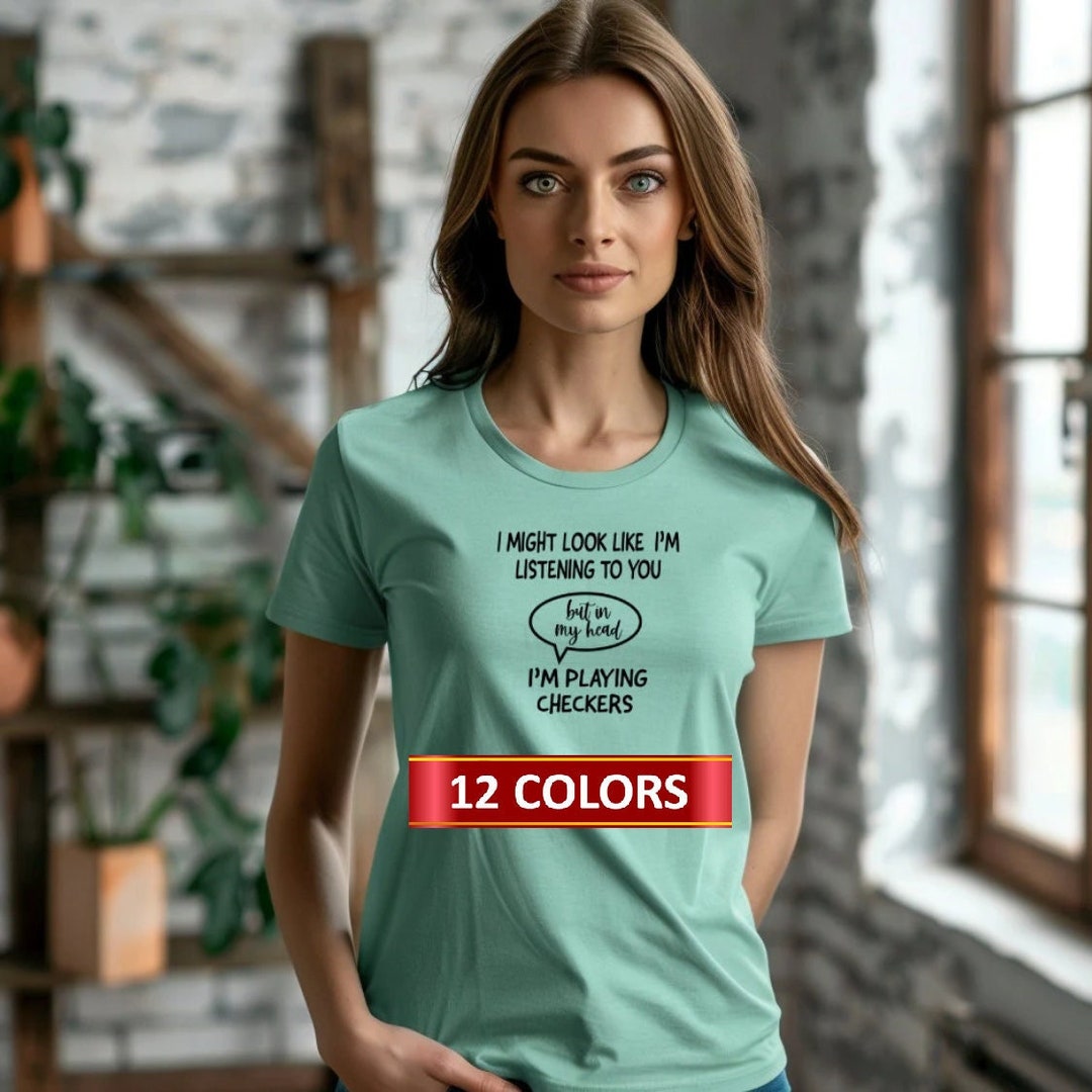 Checkers T-shirt, Checkers Coffee T-shirt, Checkers Gift, Checkers Gift ...