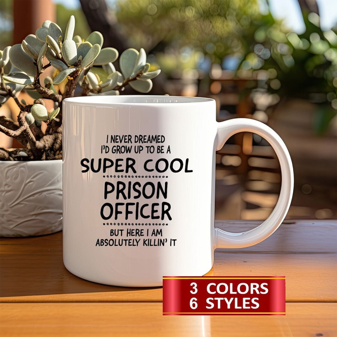 Prison Officer Mugs, Prison Officer Tumbler, Gift for a Prison Officer ...