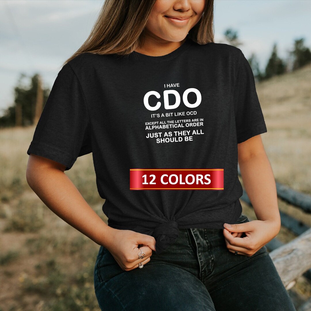 Gift for Someone With OCD, Funny T-shirt, Funny OCD Gift, T-shirts, OCD ...