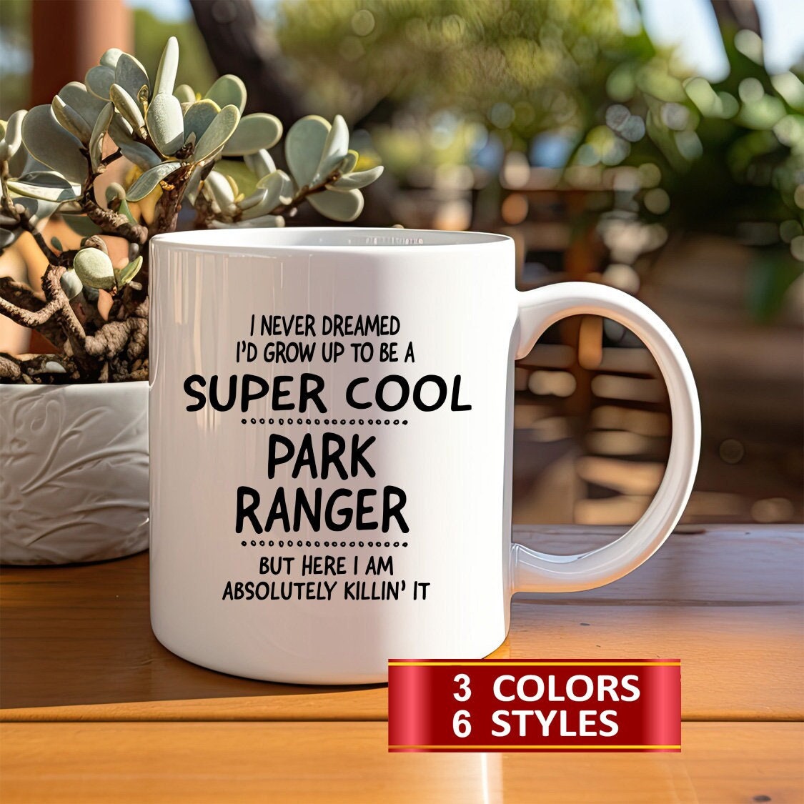 Park Ranger Mugs, Park Ranger Tumbler, Gift for a Park Ranger, Gift ...