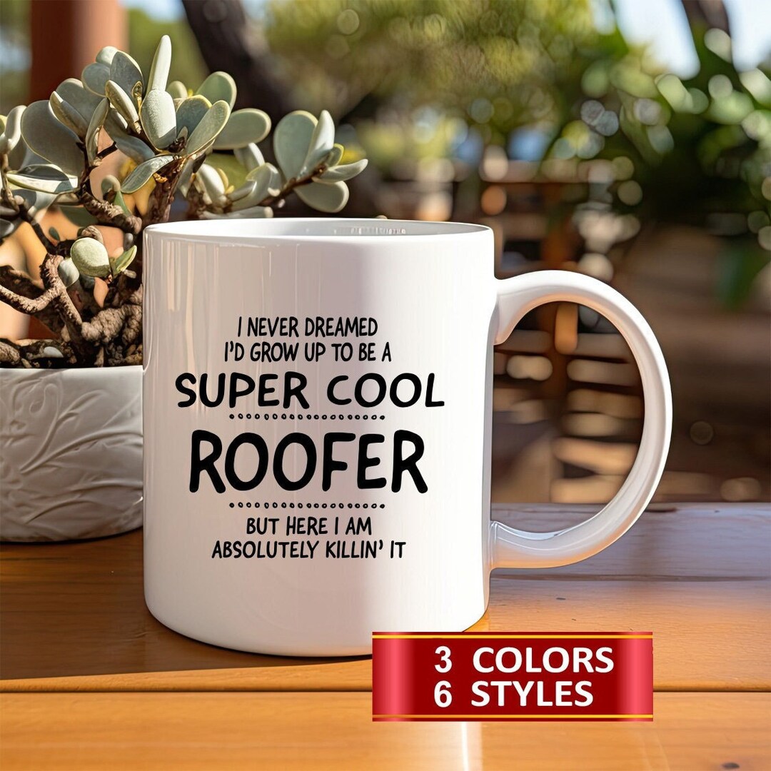 Roofer Mugs, Roofer Tumbler, Gift for a Roofer, Gift Idea for a Roofer ...