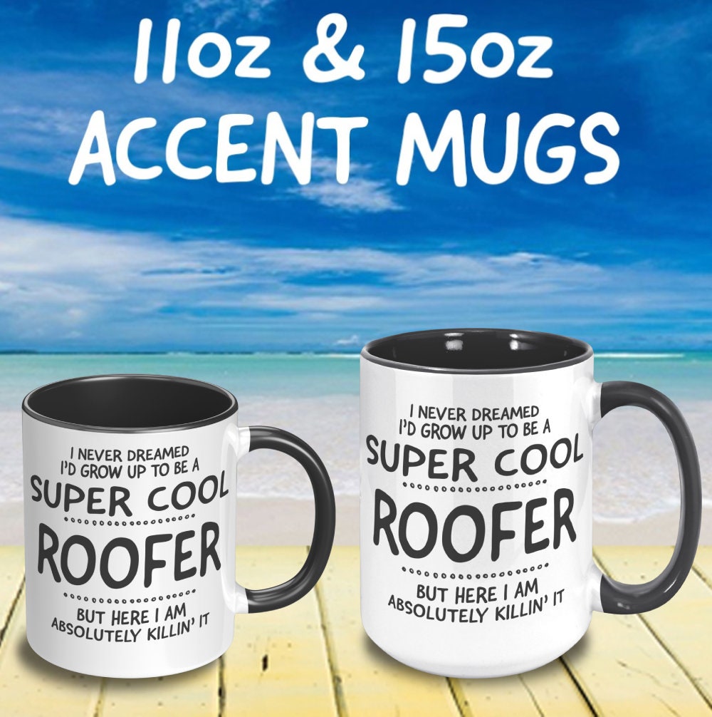 Roofer Mugs, Roofer Tumbler, Gift for a Roofer, Gift Idea for a Roofer ...