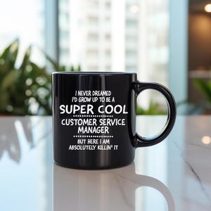 Customer Service Manager Mugs, Customer Service Manager Gift Idea's ...