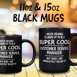Customer Service Manager Mugs, Customer Service Manager Gift Idea's ...