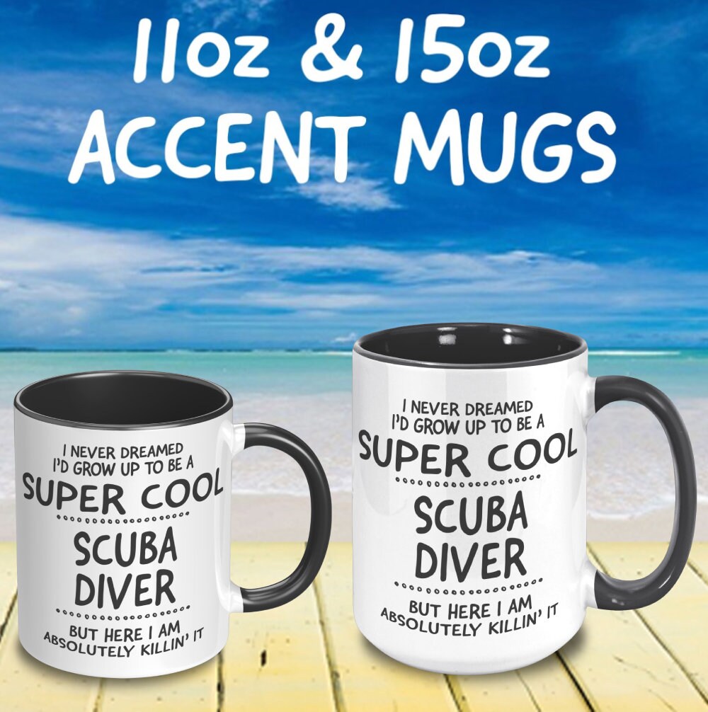 Scuba Diver Mugs, Scuba Diver Tumbler, Gift for a Scuba Diver, Gift ...