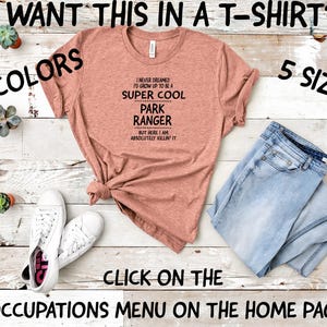 Park Ranger Travel Mugs, Park Ranger Tumbler, Gift for a Park Ranger ...