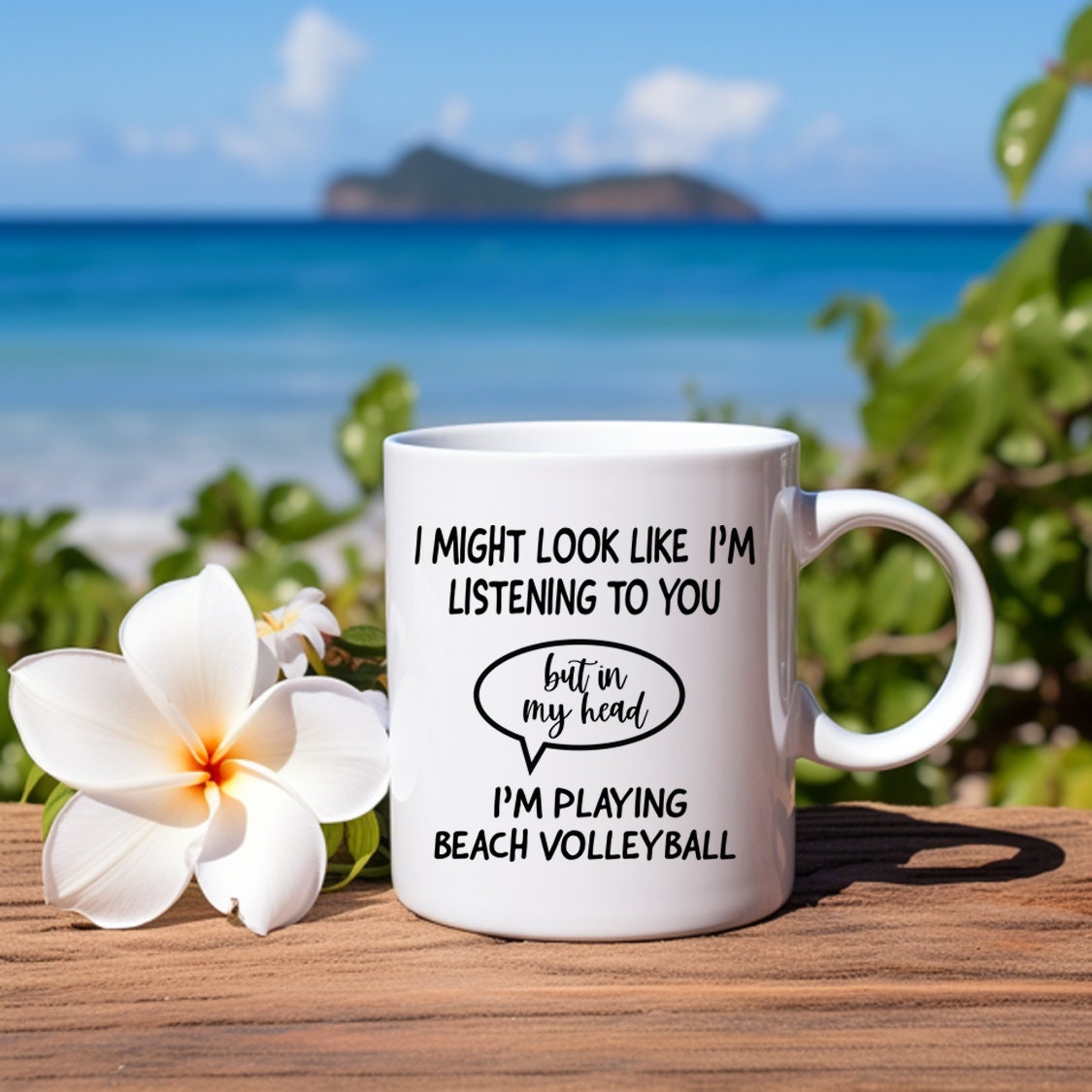 Beach Volleyball Mug, Beach Volleyball Mug Gift, Beach Volleyball Gift ...