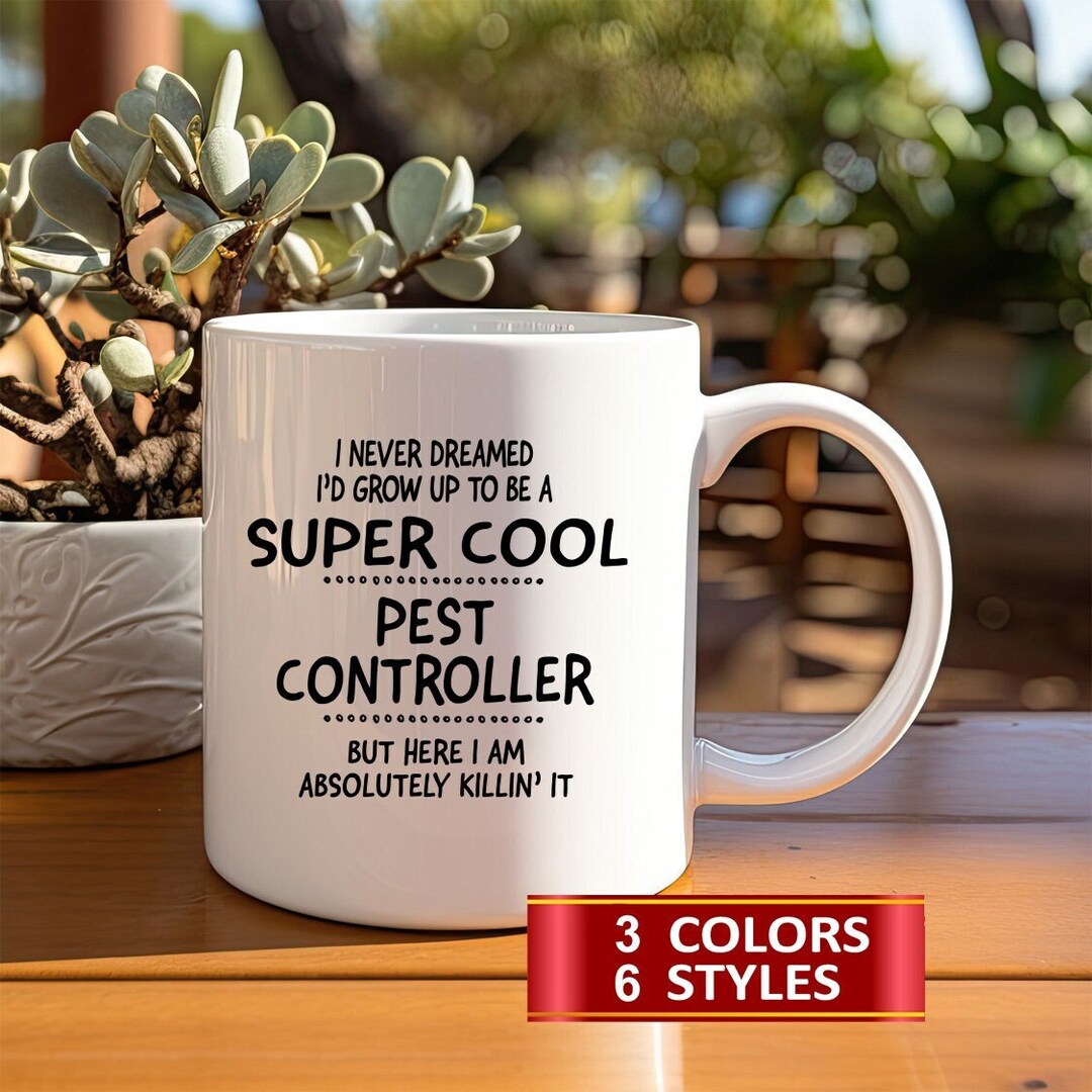 Pest Controller Mugs, Pest Controller Tumbler, Gift for a Pest ...
