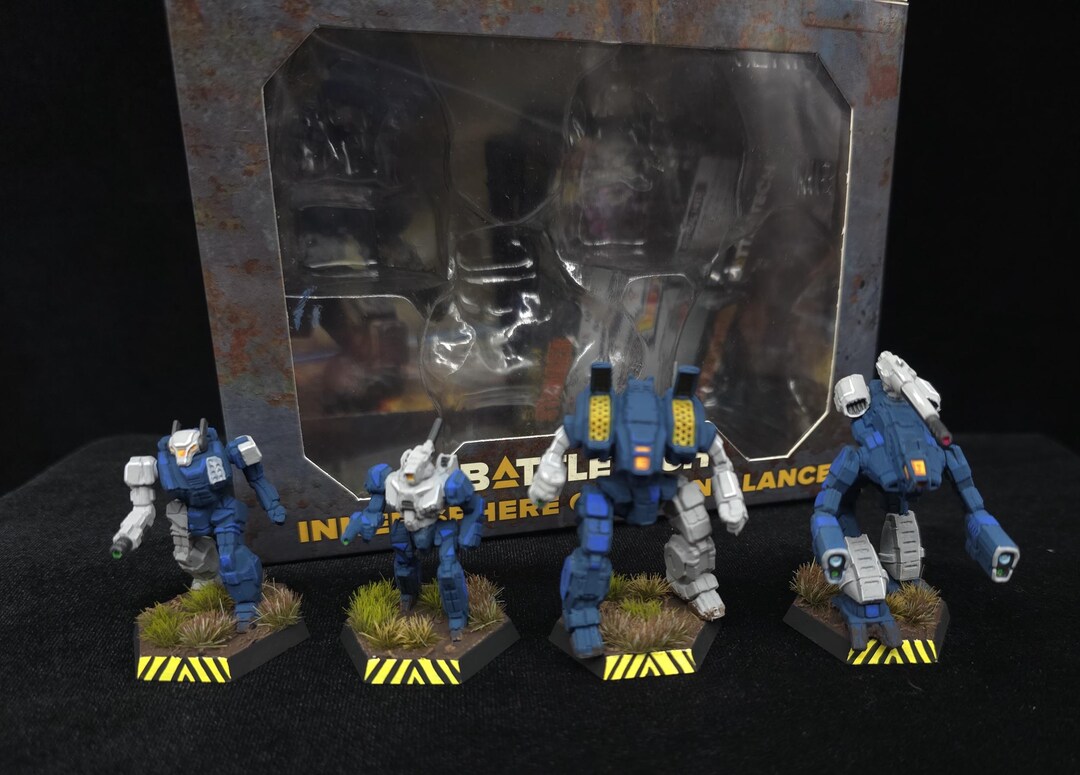 Battletech Inner Sphere Command Lance (35721) - Painted - Etsy