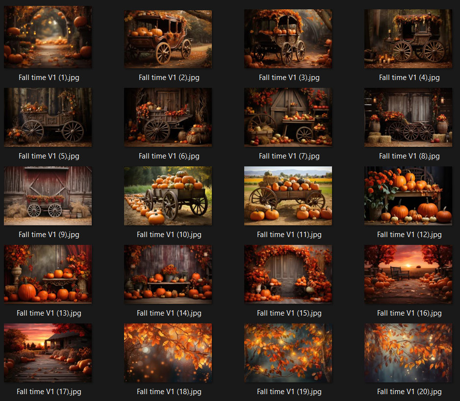 Fall Portrait Backdrop Photoshop Digital Autumn Photo Editing - Etsy