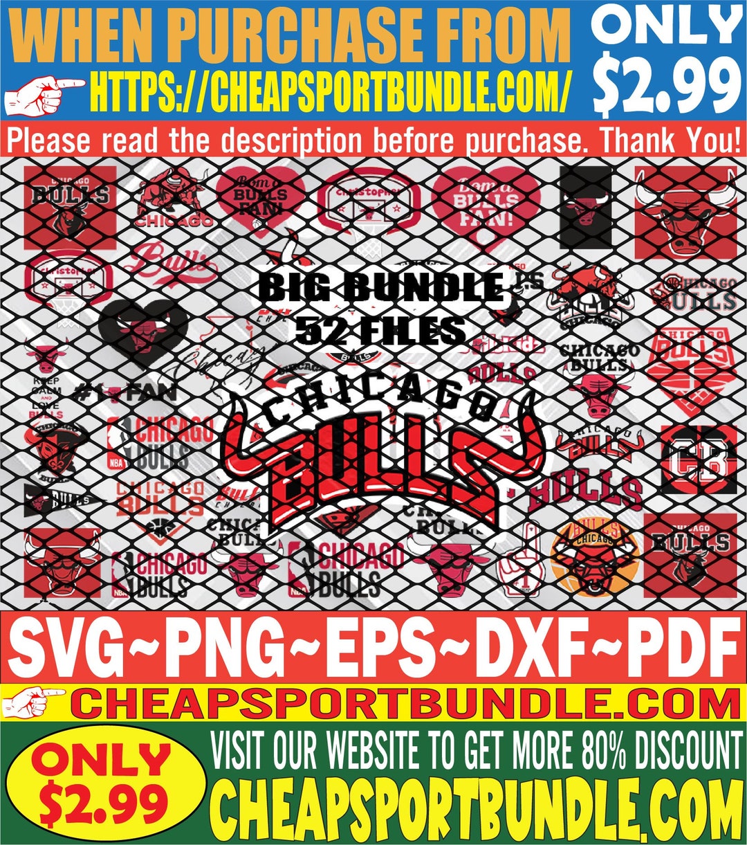 Chicago-bulls Basketball Team Svg Chicago-bulls Svg NBA - Etsy