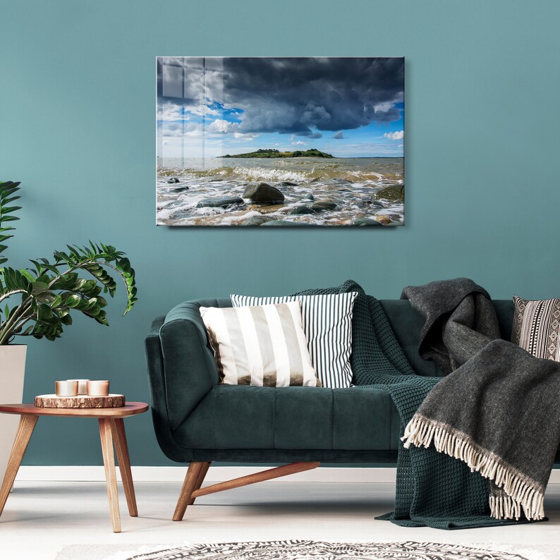 Ardwall Island Carrick Shore Glass Wall Art HD Digital Print - Etsy