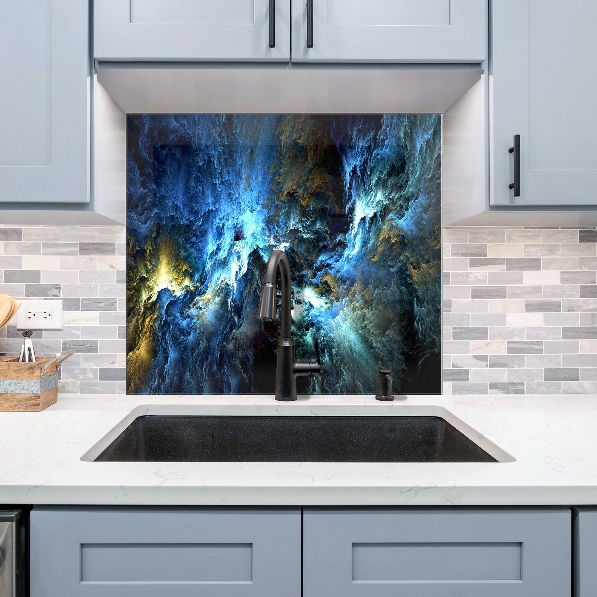 Mythical Skies Kitchen Glass Splashback Heat Resistant 6mm - Etsy