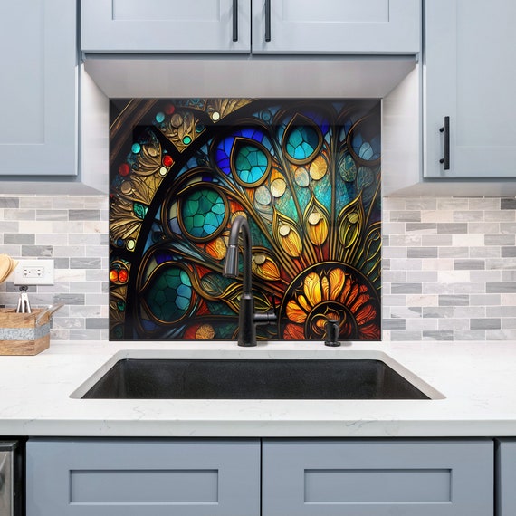 Stained Glass Backsplash