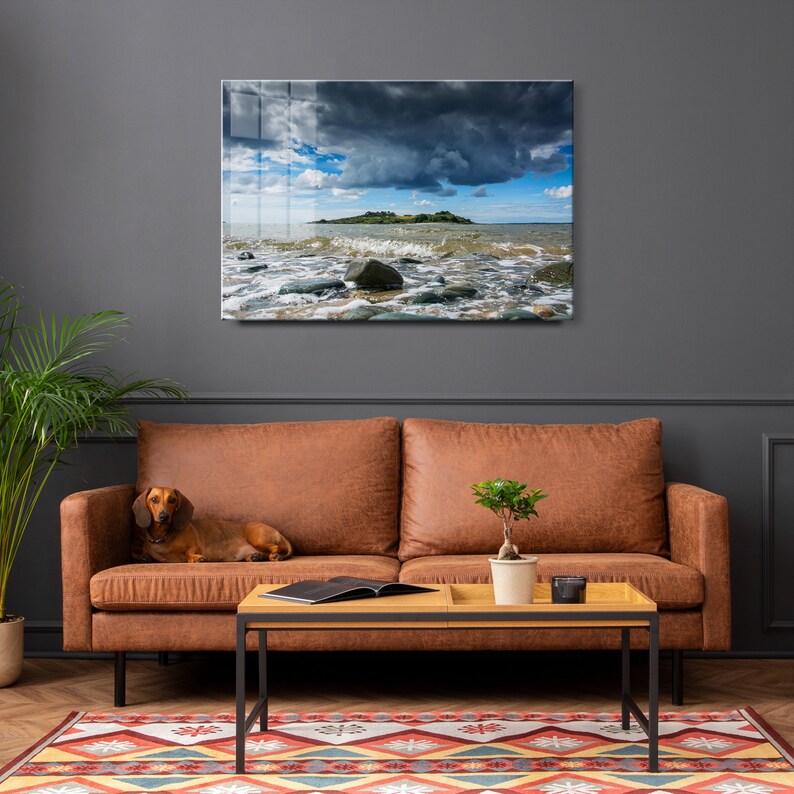Ardwall Island Carrick Shore Glass Wall Art HD Digital Print - Etsy