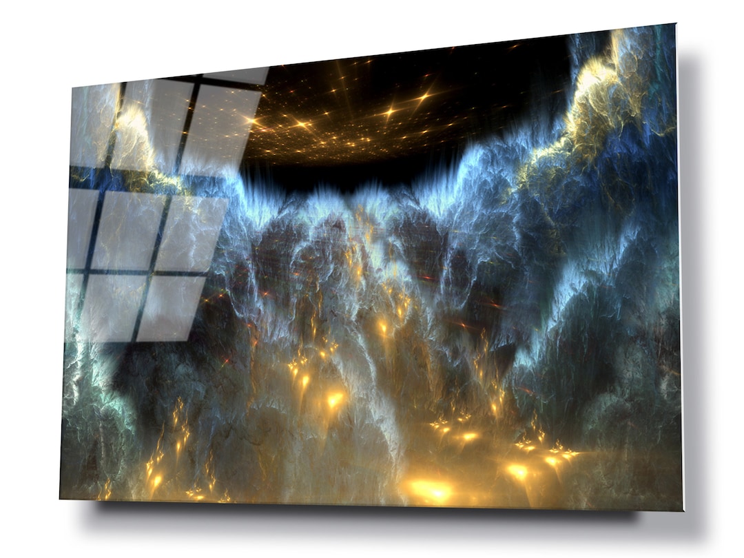 Fantasy Skies Glass Wall Art Print HD Digital Print on Glass - Etsy