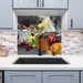 Fruits Splash in Water Kitchen Glass Splashback Heat Resistant 6mm ...