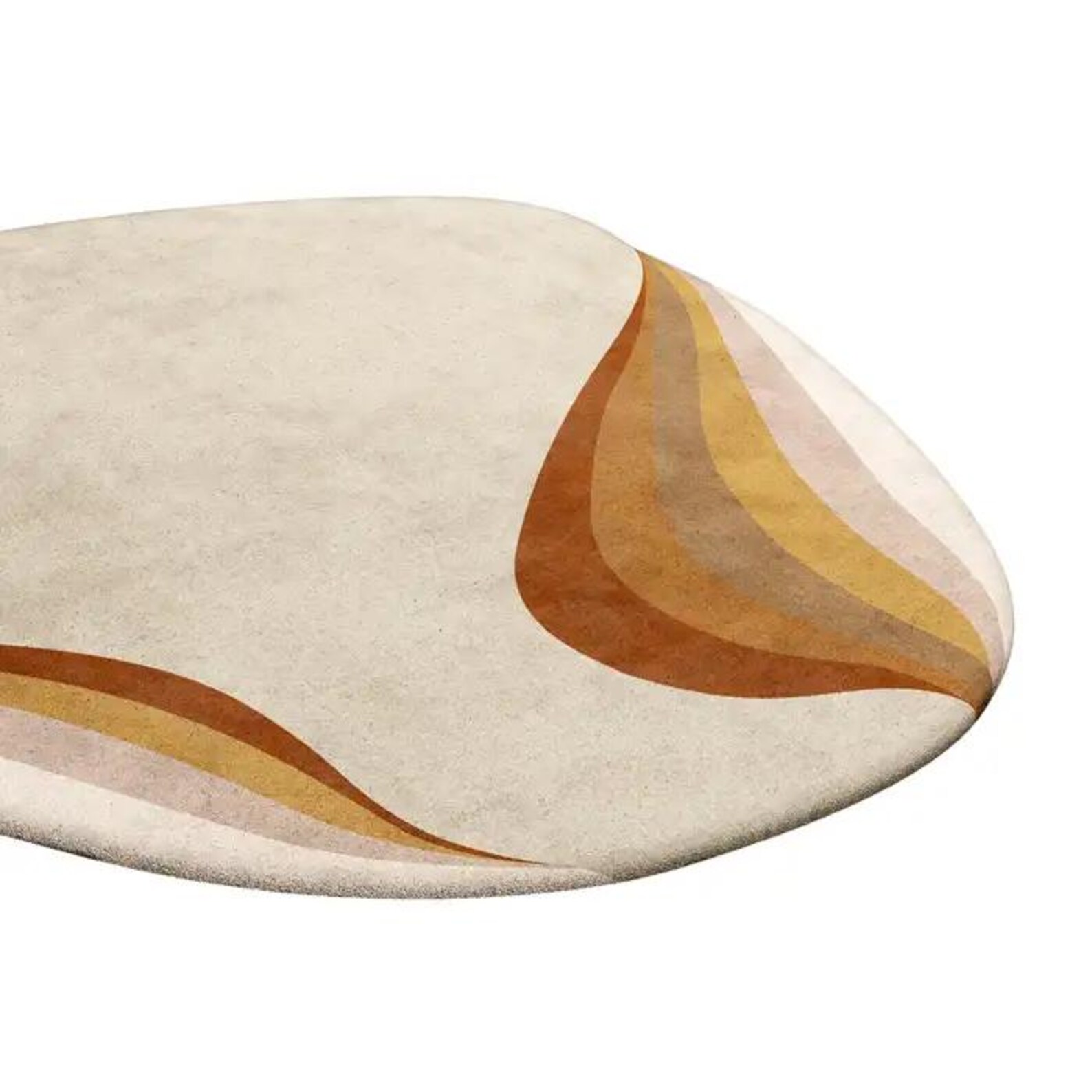 9x9 Round Rug Modern Eclectic Rug Hand Tufted Wool Rug Area Rug for ...