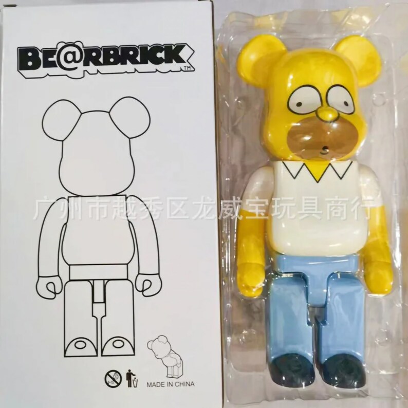 Buy Bear Brick %400 Replica Bear Brick Statue Home Decoration Art Deco ...