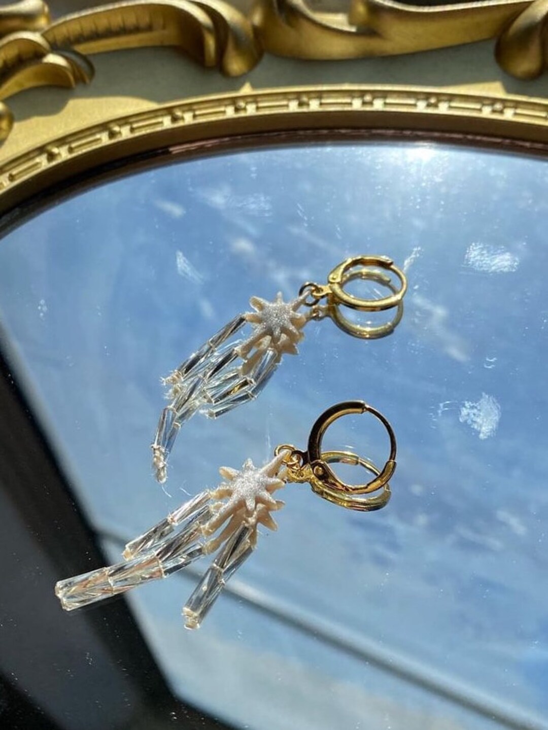 MINI Shooting Star Whimsical Elegance Earrings - Etsy