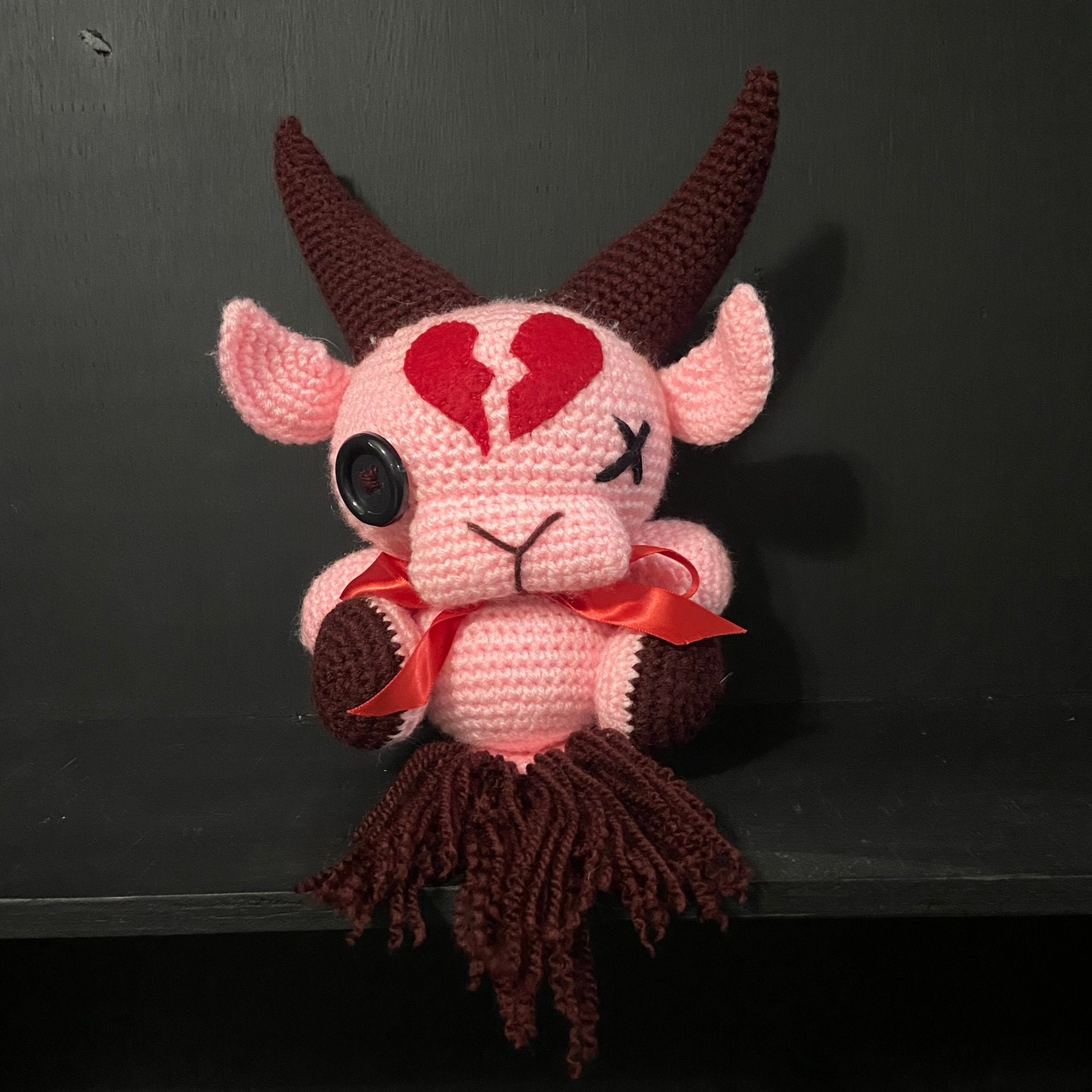 Broken Heart Baphomet - Etsy