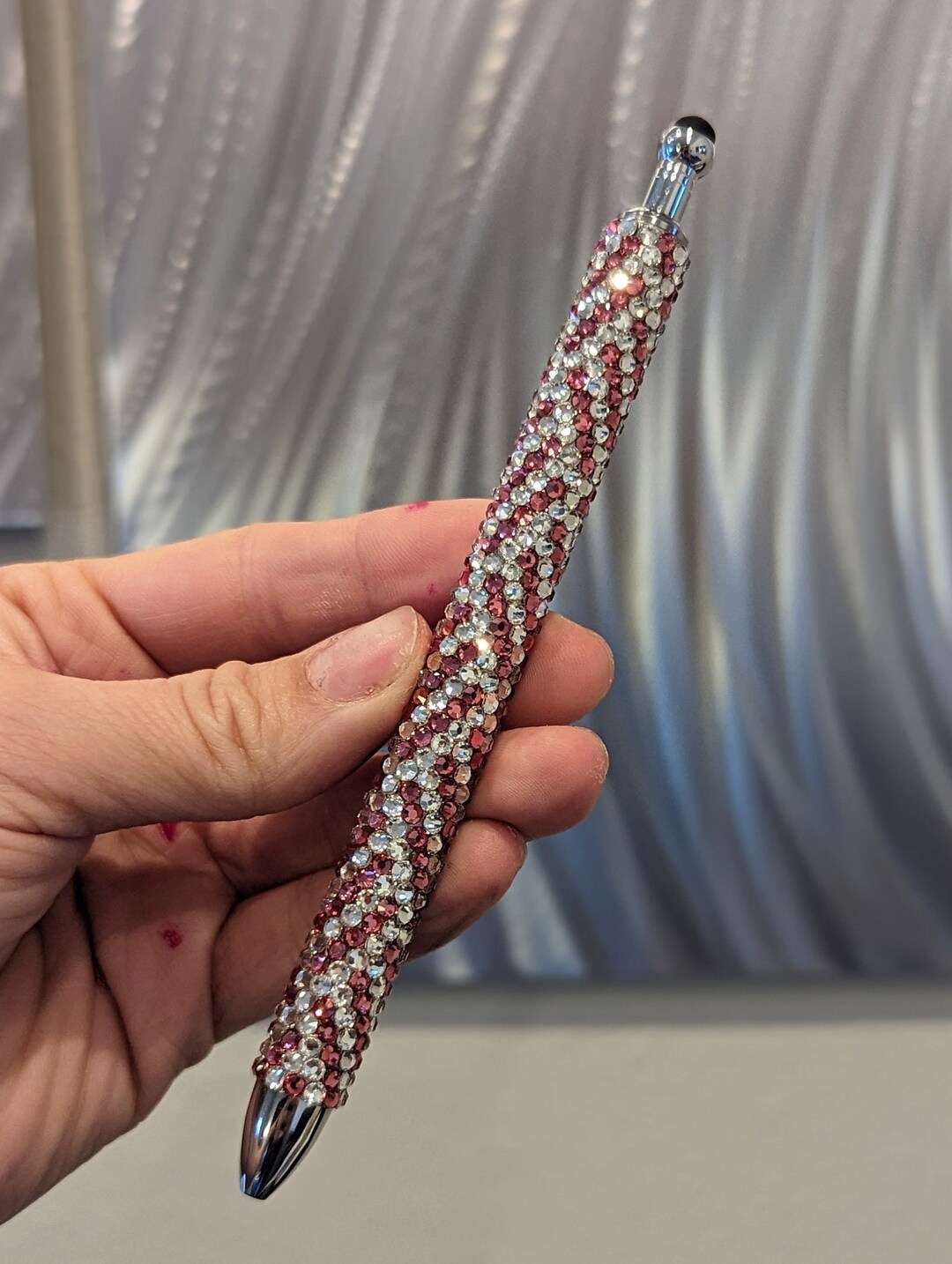 Universal Bling Pink and Crystal Stylus Pen for Samsung and iPhone ...