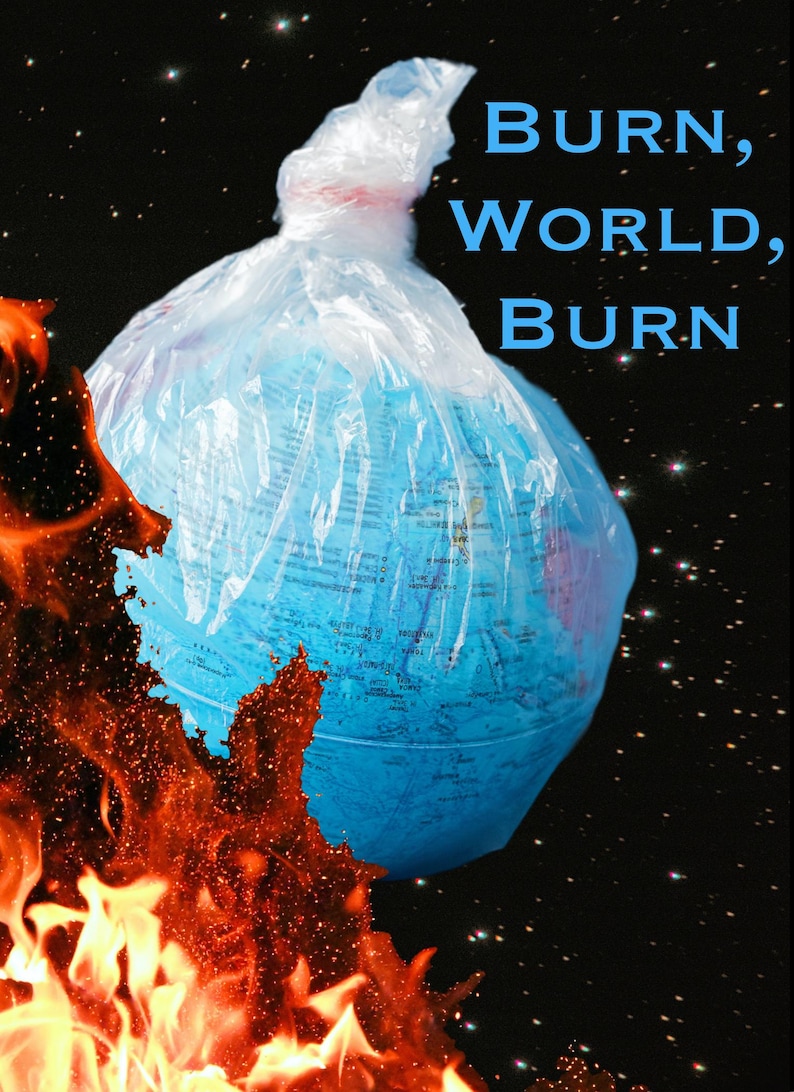 Poster Art | Burn, World, Burn - Etsy