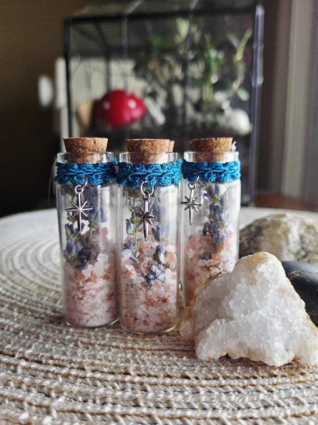 Cold Moon-charged Salt Intention Jar | With Lavender and North Star ...
