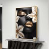 Monochrome Muse With a Splash of Gold - Modern Pop Art Portrait /wall ...