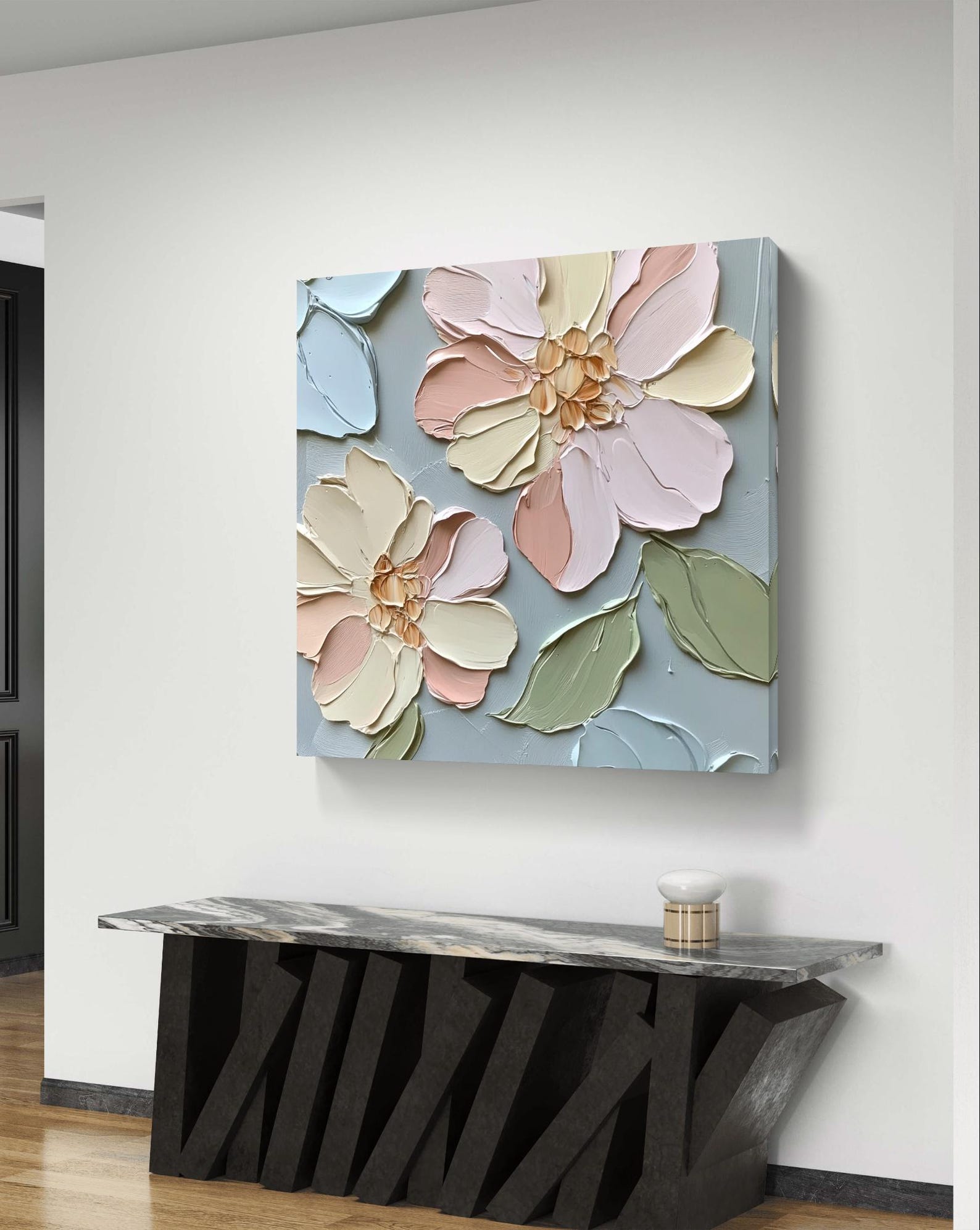 Pastel Flower Wall Art - Digital Download for Modern Decor - Etsy