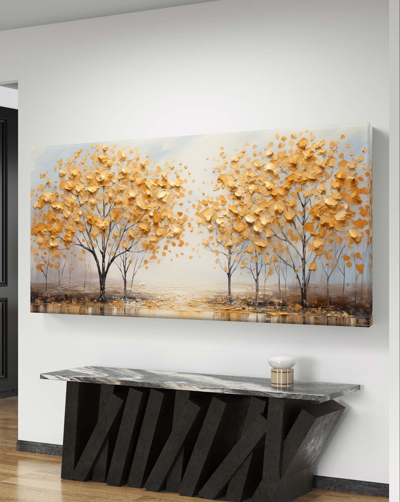 Tree Wall Art - Digital Download, Painting Style, Abstract Trees ...