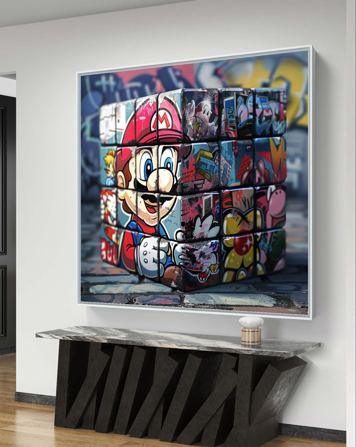 Super Mario's Graffiti Adventure Poster | Digital Download | Wall Art ...