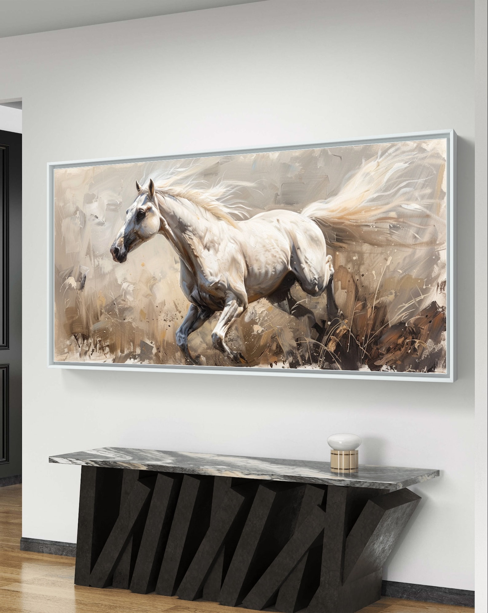Majestic Gallop Fine Art Digital Print Animal Painting Digital Download ...