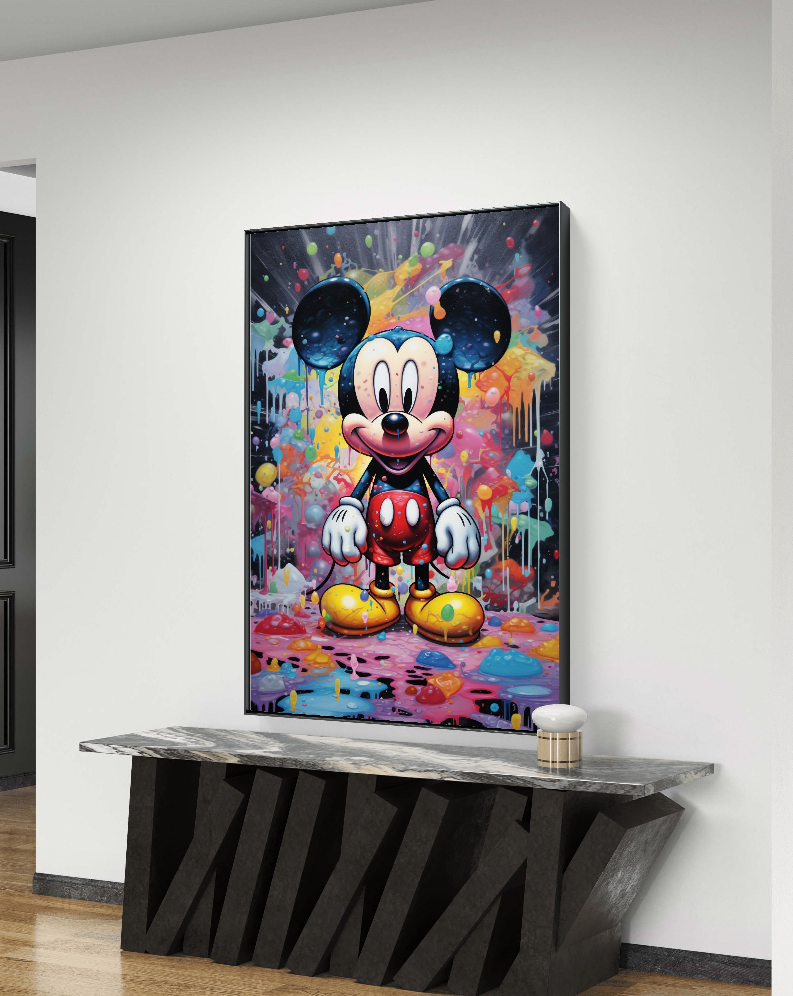 Mickey Mouse Graffiti Wall Art: Street Art Printable (JPG) - Etsy