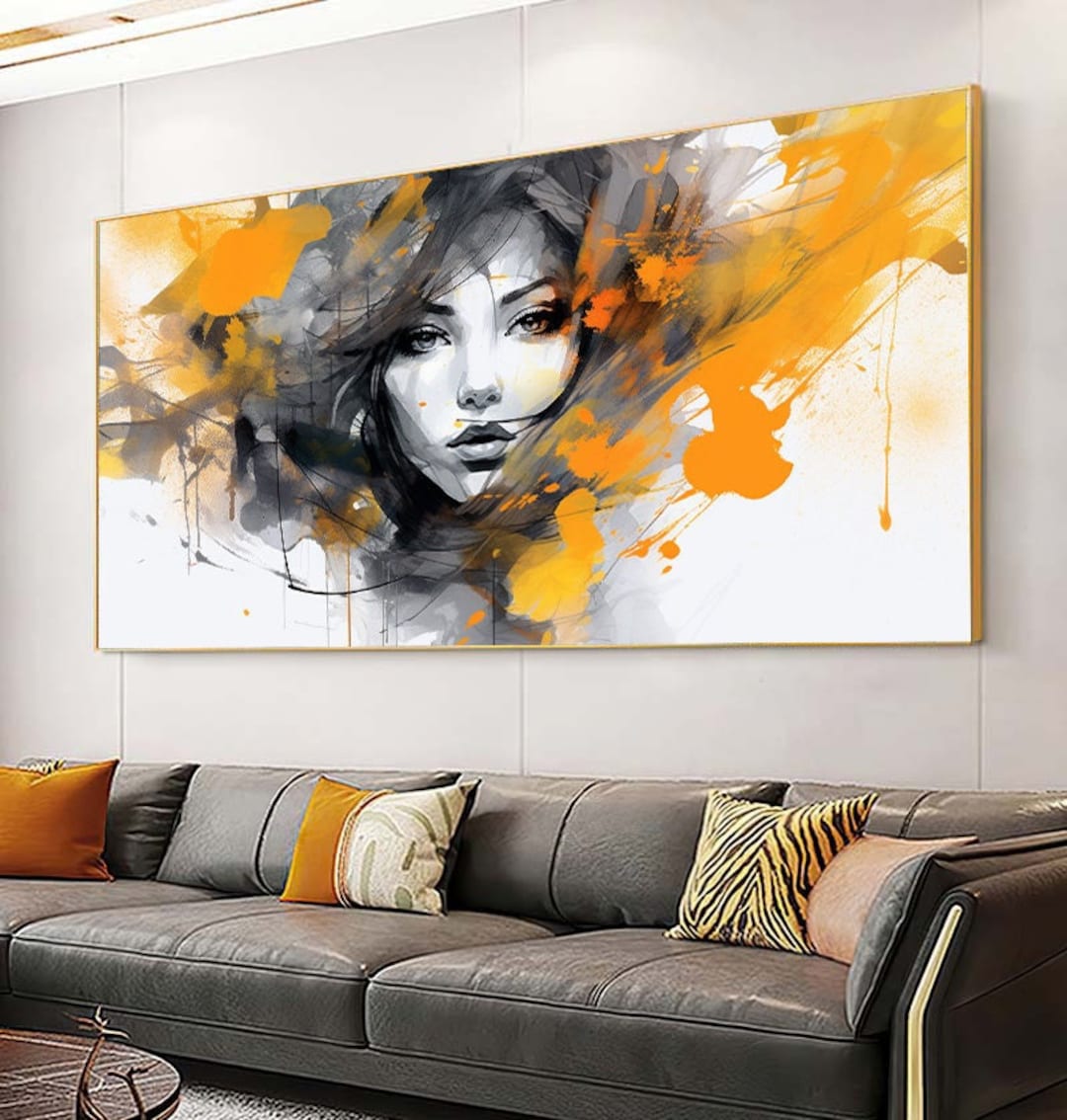 Colorful Abstract Print Horizontal Wall Art Abstract - Etsy