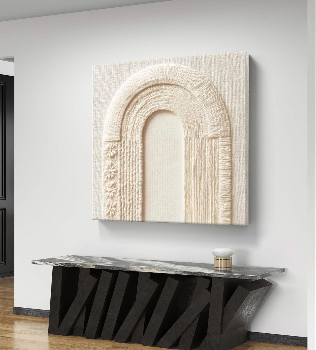 Minimal Textured Arch Neutral Wall Art - Digital Download - Etsy
