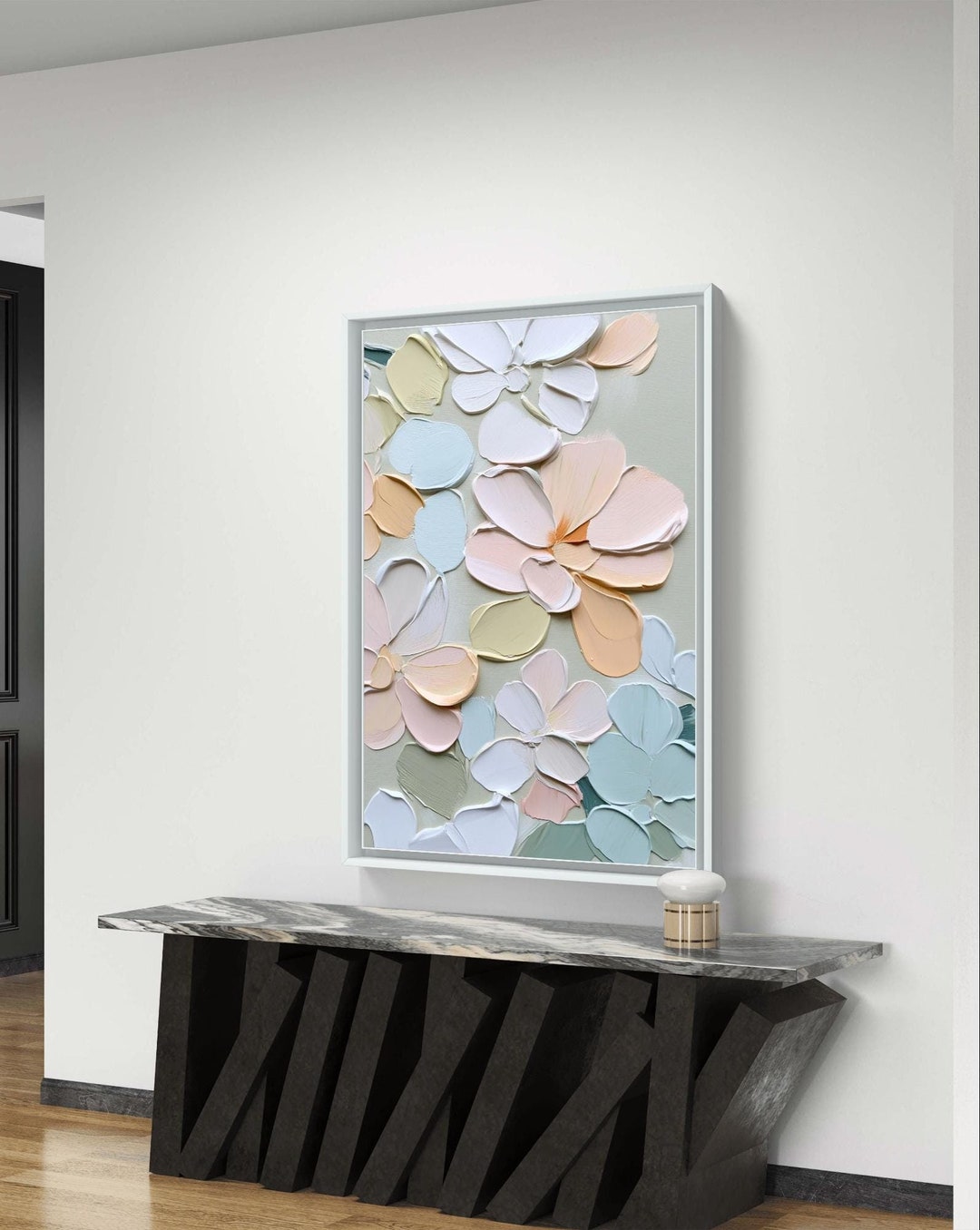 Pastel Flower Wall Art - Digital Download for Modern Decor - Etsy