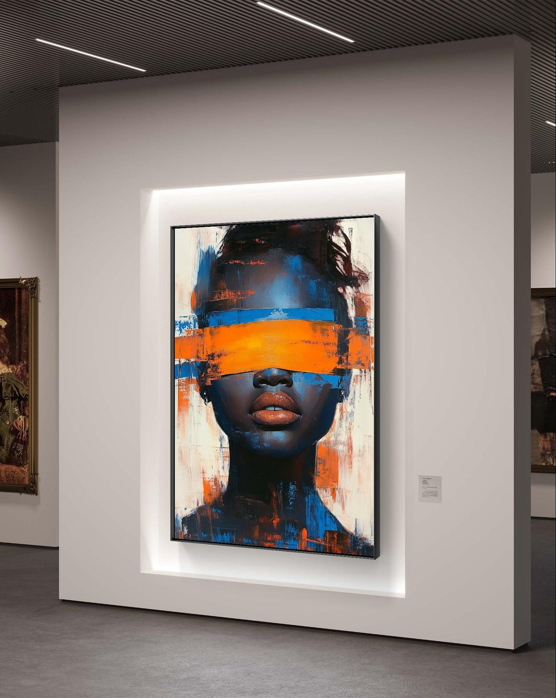 Abstract Portrait of a Woman - Digital Download for Modern Art Lovers ...