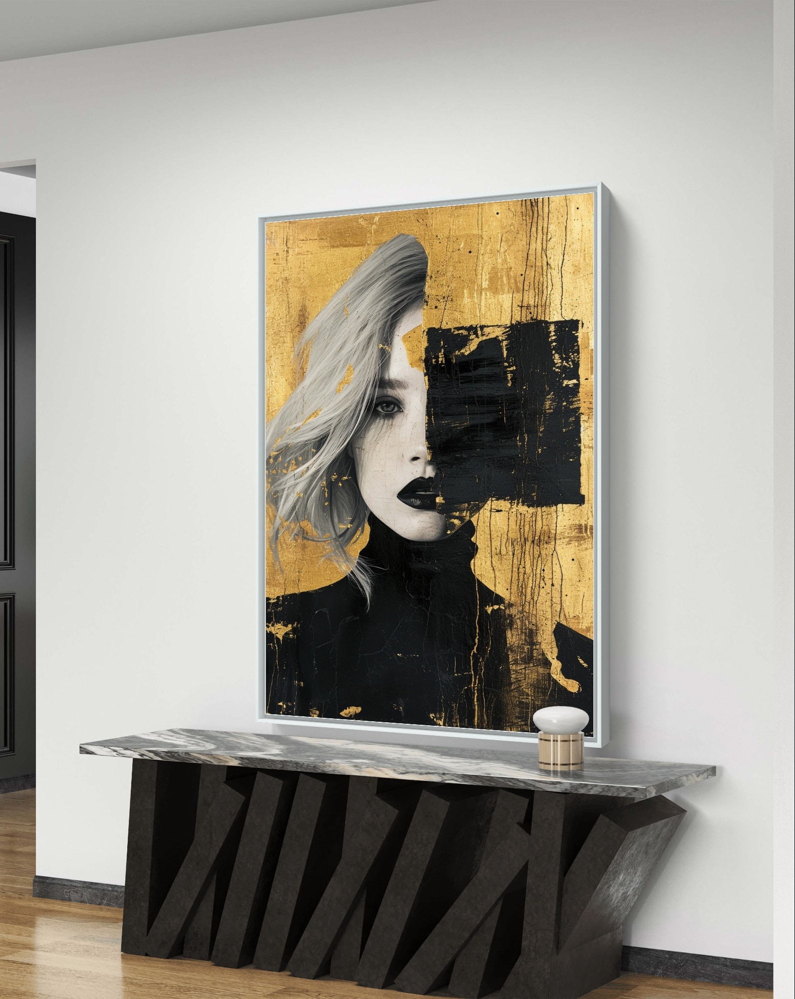 Monochrome Muse Portrait / High Quality / Wall Decor / Instant Download ...